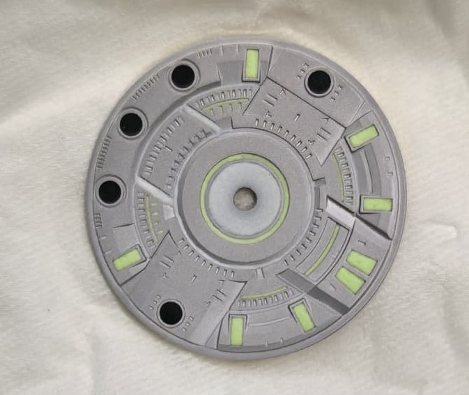 Spaceship Dial Prototype for NH38 and Miyota 9039 – AndoAndoAndo