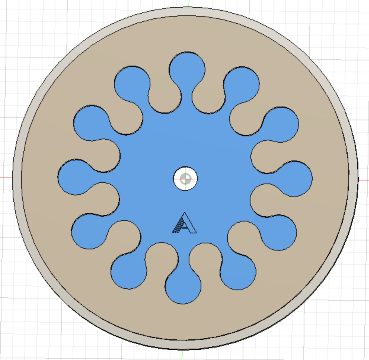 *Pre-Order* Water Splash Dial 28.5mm Prototype – AndoAndoAndo